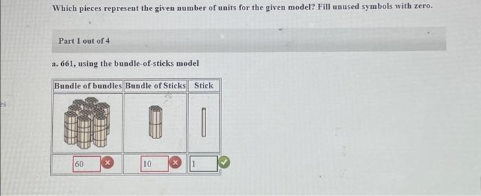 Solved 25 Which pieces represent the given number of units | Chegg.com