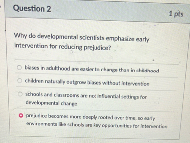 Solved Question 21 ﻿ptsWhy do developmental scientists | Chegg.com