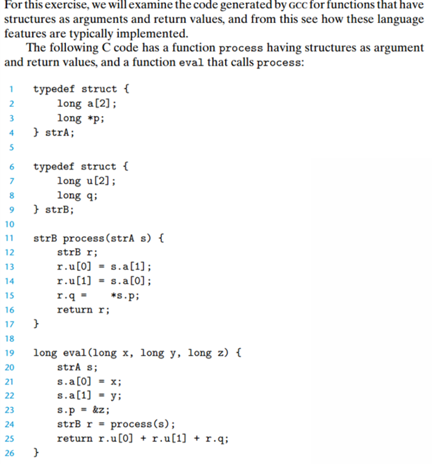 Solved For this exercise, we will examine the code generated | Chegg.com