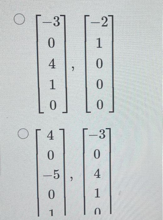 Solved Find a basis for the kernel of the matrix A. | Chegg.com