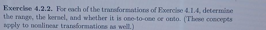 Solved 4.1.14. Show that every linear transformation | Chegg.com