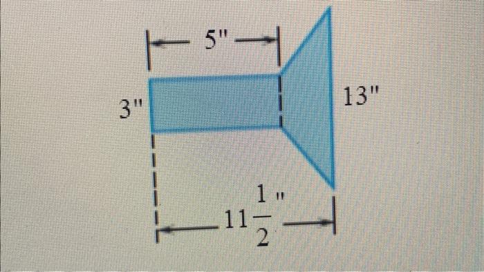 Solved Find the Area and round to nearest whole number | Chegg.com