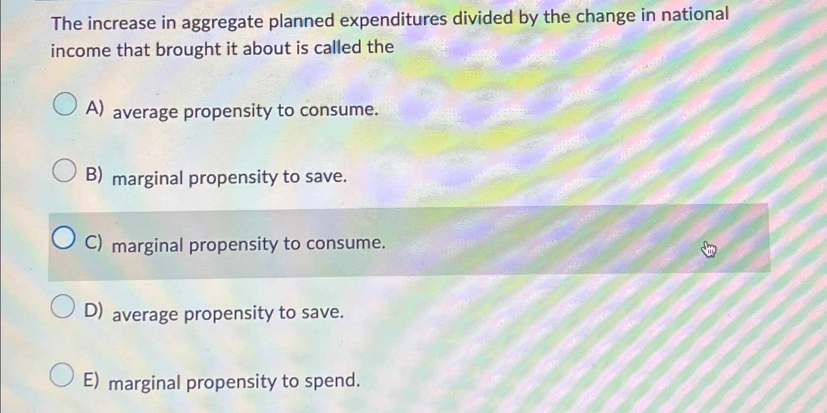 Solved The increase in aggregate planned expenditures | Chegg.com