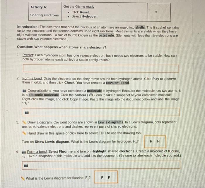 Solved Student Exploration: Covalent Bonds Directions: | Chegg.com