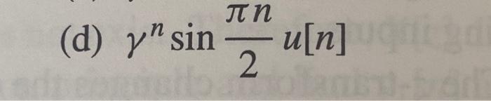 Solved Using the definition of the z-transform, find the | Chegg.com