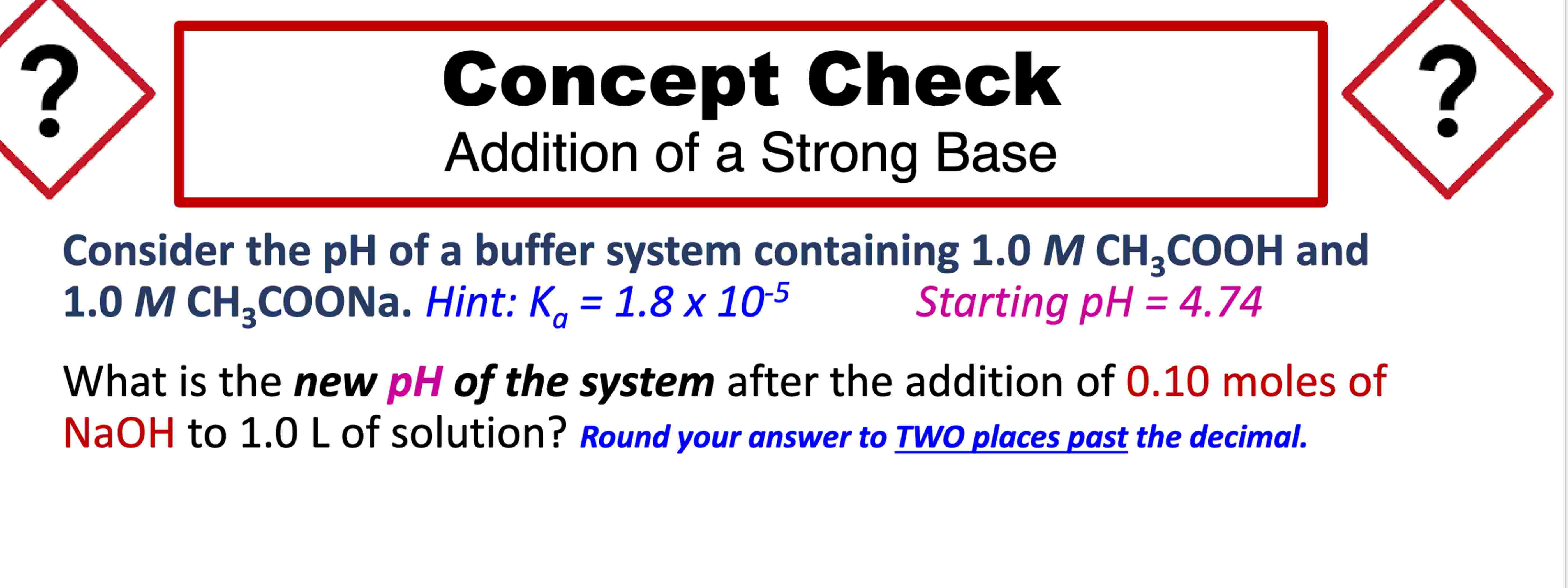 Solved Consider the pH ﻿of a buffer system containing | Chegg.com