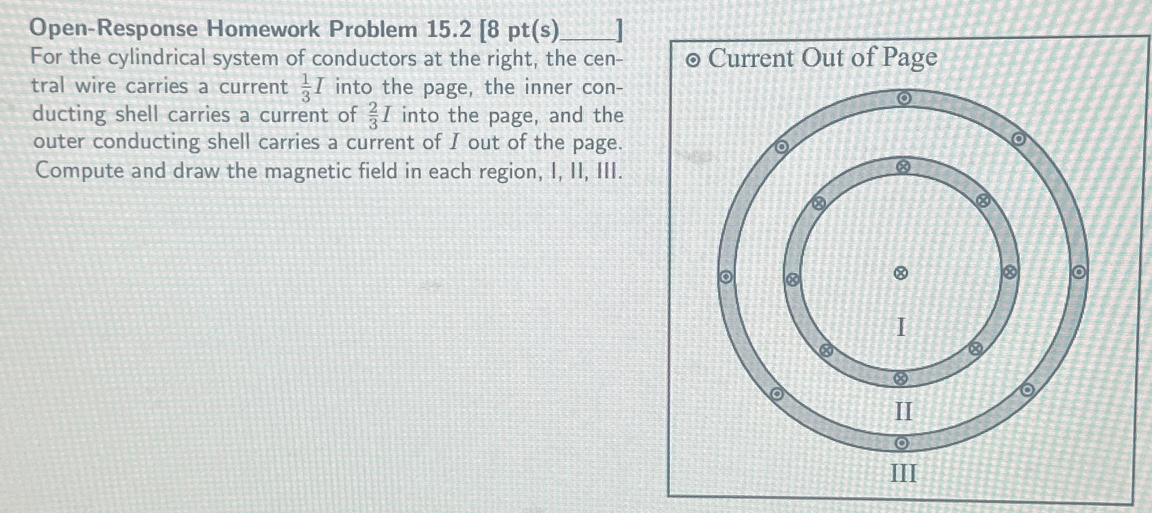 Solved Open-Response Homework Problem 15.2 [8 ﻿pt(s) ﻿For | Chegg.com