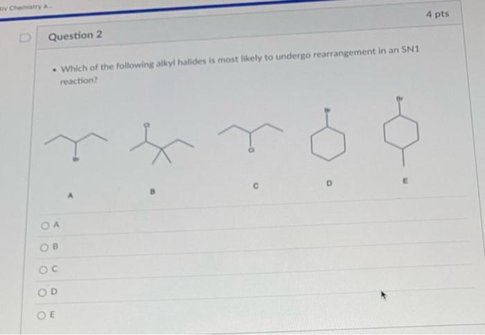 Solved Question 1 Classify the given halide. primary | Chegg.com