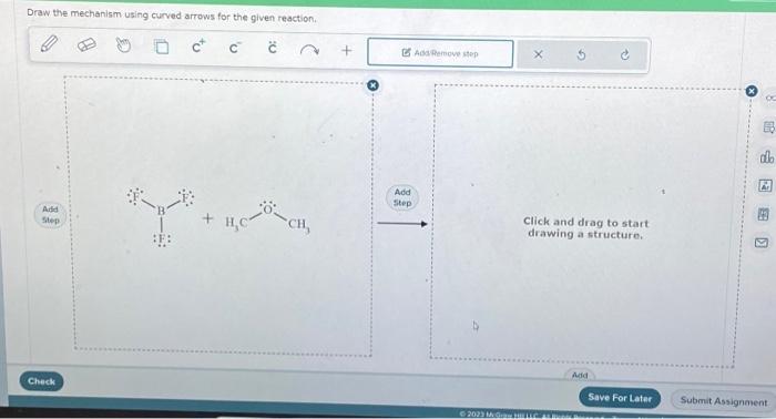Solved Draw the mechanism using curved arrows for the given | Chegg.com