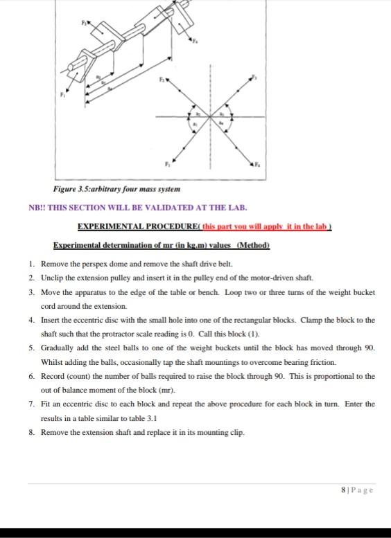 Solved EXPERIMENT STATIC AND DYNAMIC BALANCING AIM To | Chegg.com