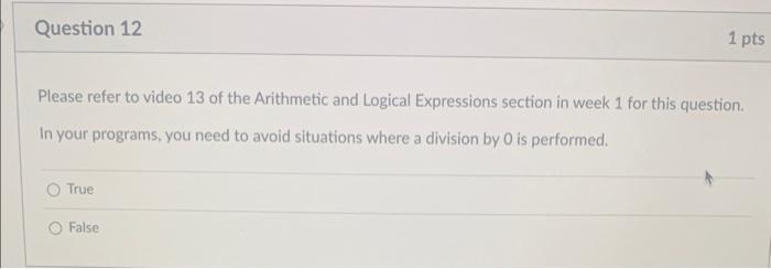 Solved Please refer to video 12 of the Arithmetic and | Chegg.com