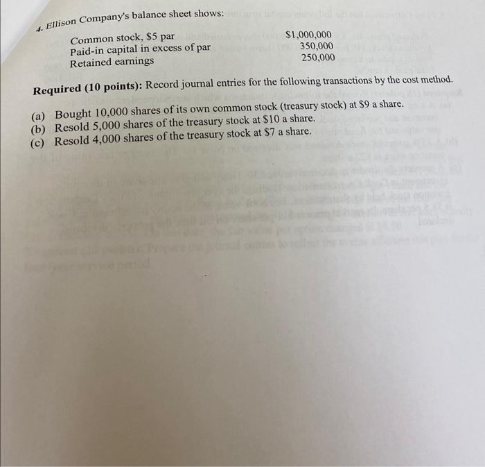 Solved Required (10 points): Record journal entries for the | Chegg.com
