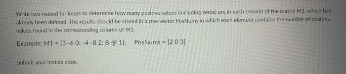 Solved Write Two Nested For Loops To Determine How Many 8840
