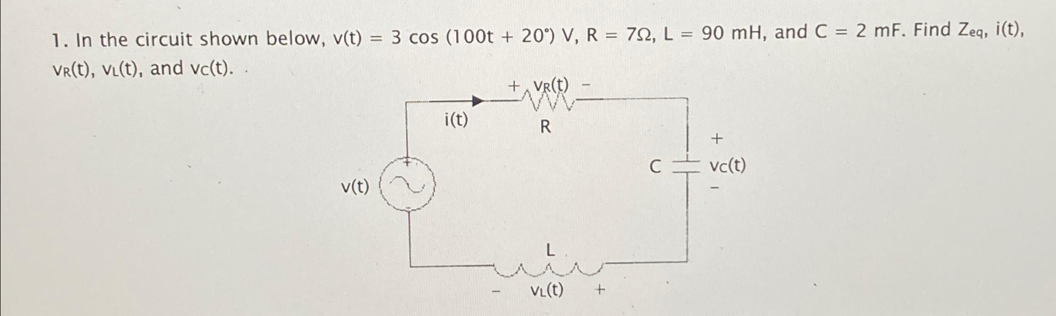 Solved In the circuit shown below, | Chegg.com