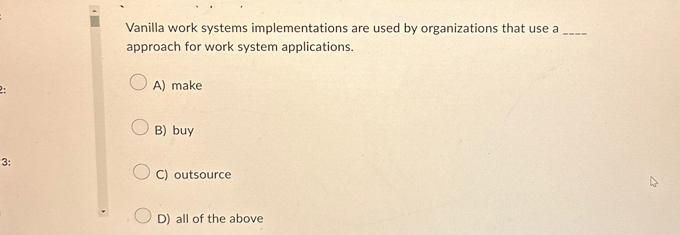 Solved Vanilla work systems implementations are used by | Chegg.com