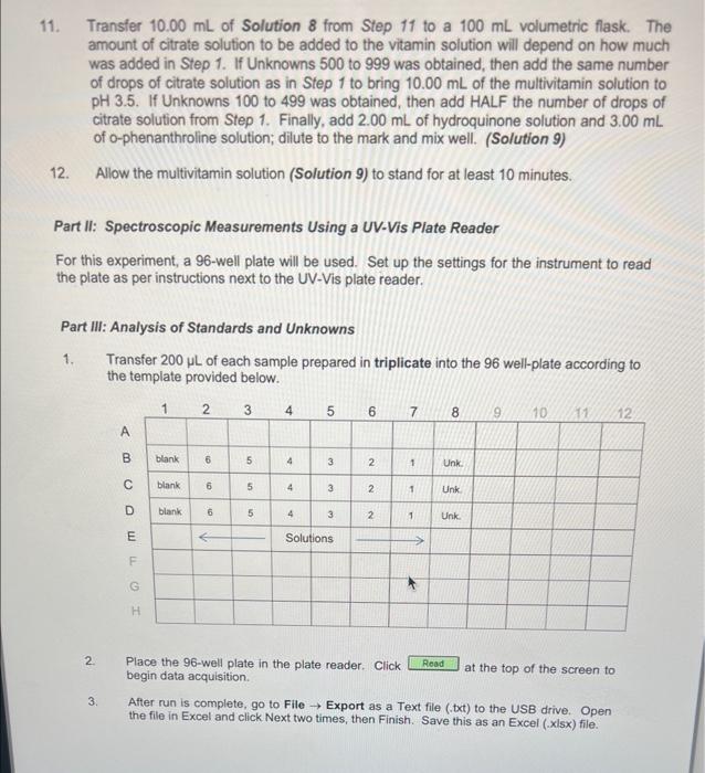Solved a) calculate the molar absorptivity of solutions 1-6 | Chegg.com