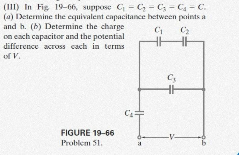 Solved 19-66, suppose C1=C2=C3=C4=C the equivalent | Chegg.com