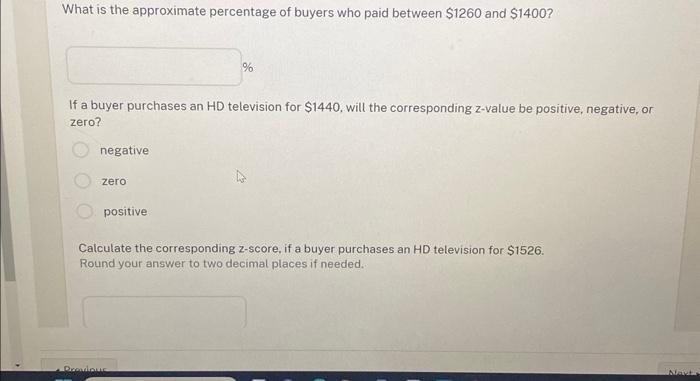 Solved What Is The Approximate Percentage Of Buyers Who Paid