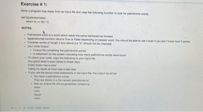 Solved Exercise 1 Write A Program That Reads From An Input 7613