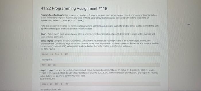 Solved Program Specifications Write a program to calculate | Chegg.com
