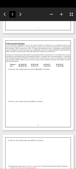 1 Problem Statement (100 points) As we discussed, | Chegg.com