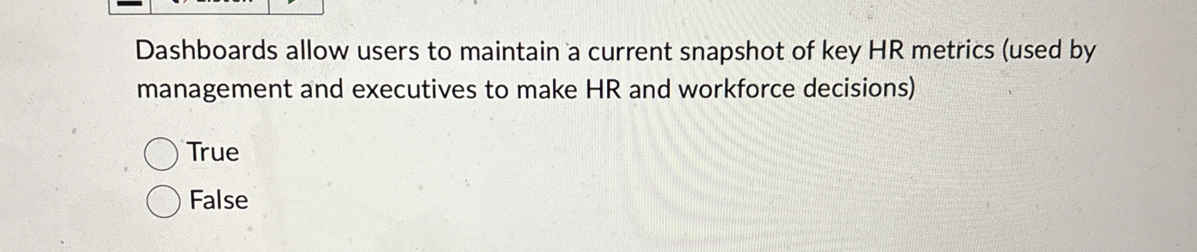 Solved Dashboards allow users to maintain a current snapshot | Chegg.com