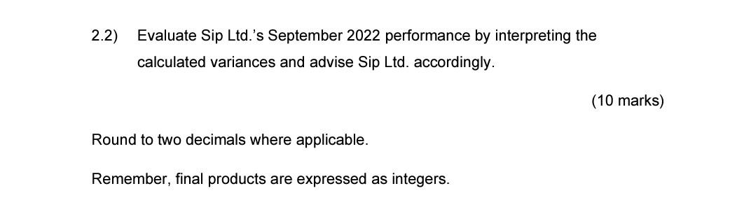 Solved Sip Ltd. ("Sip") is a plastic bottle manufacturer | Chegg.com