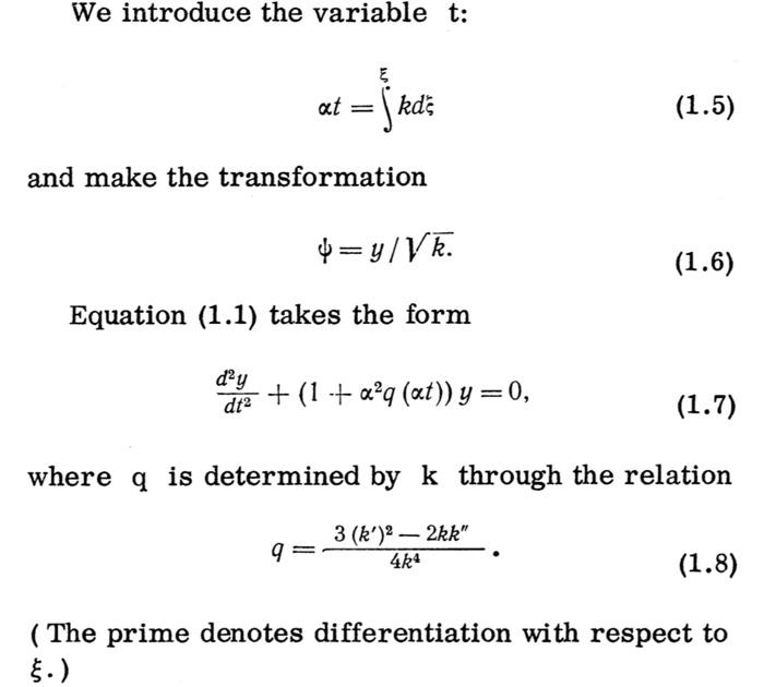 Solved In WKB approximation, how to results in equation | Chegg.com