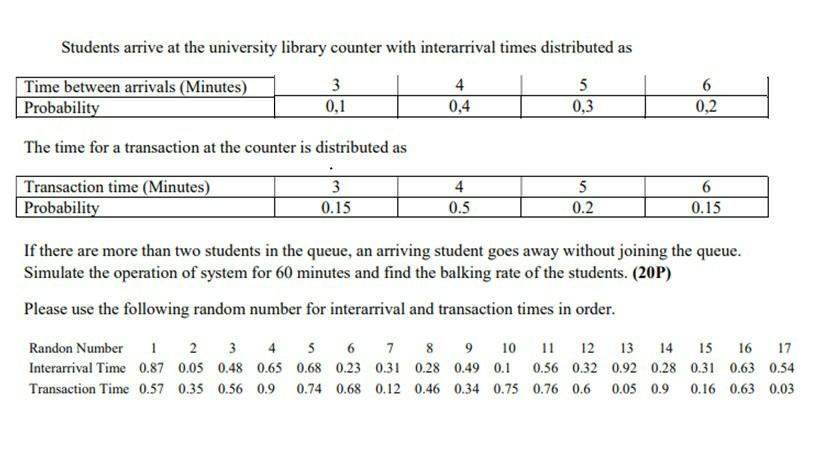 Students arrive at the university library counter | Chegg.com
