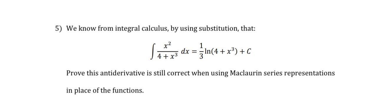 Solved We know from integral calculus, by using | Chegg.com