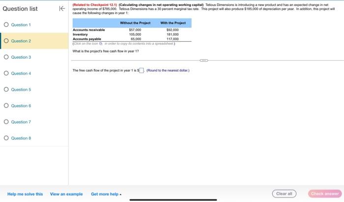 Solved estion list Question 1 Question 2 Question 3 Question | Chegg.com