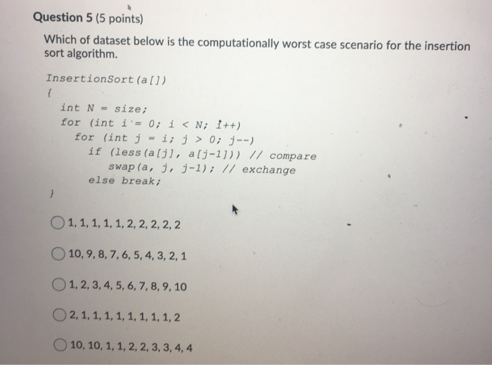 Solved Question 2 (10 points) Assume that a linked list | Chegg.com