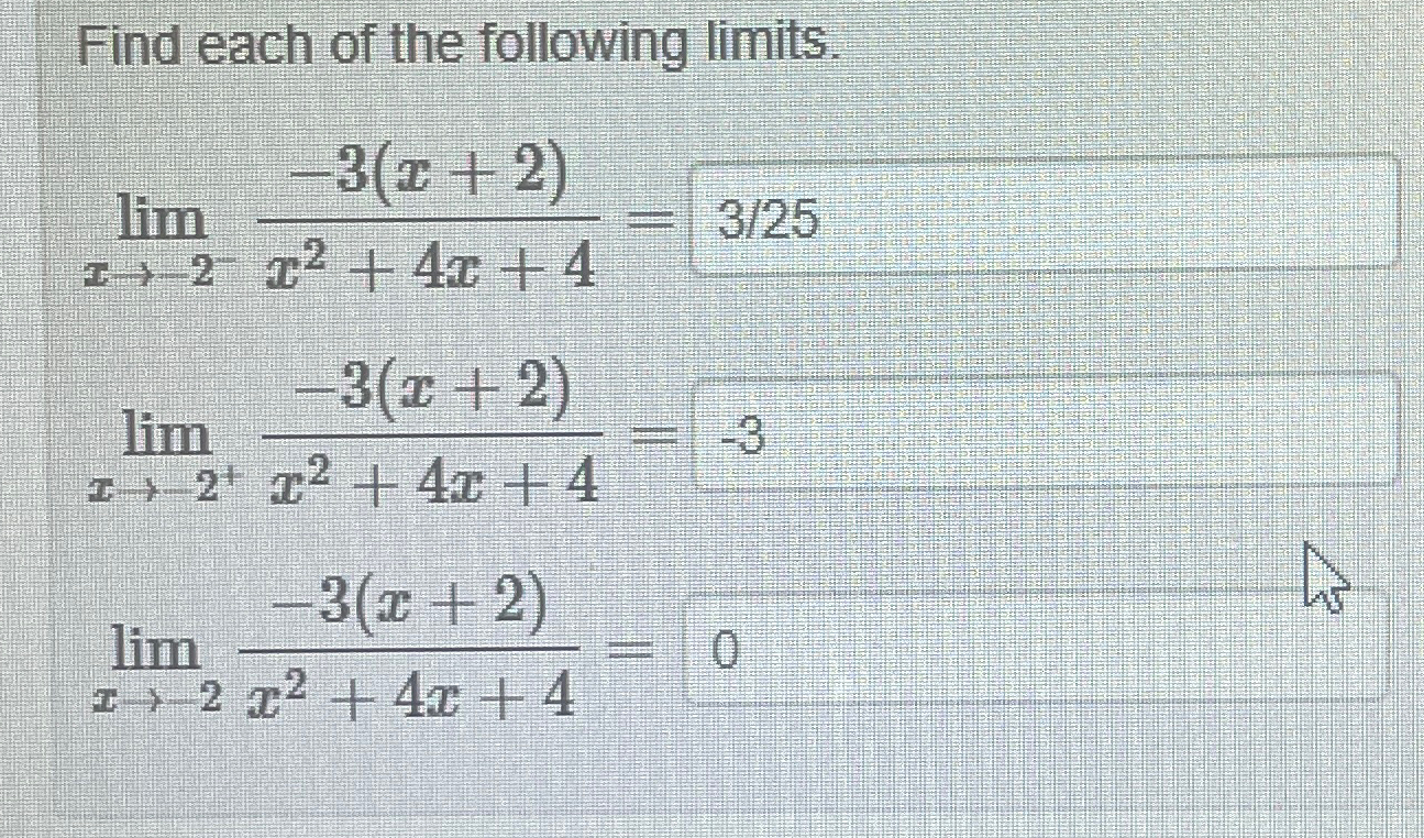 Solved Find each of the following | Chegg.com