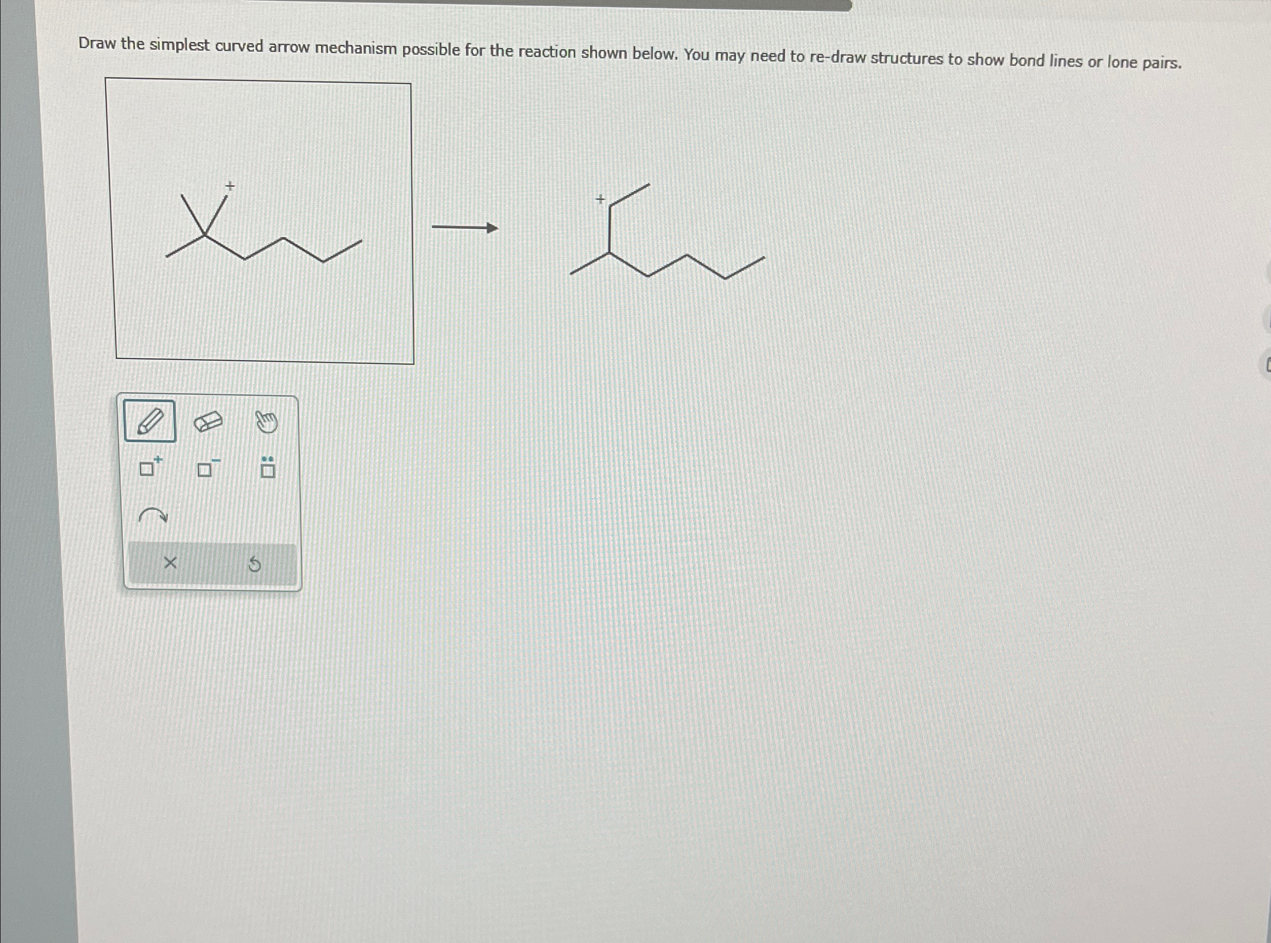 Solved Draw the simplest curved arrow mechanism possible for | Chegg.com