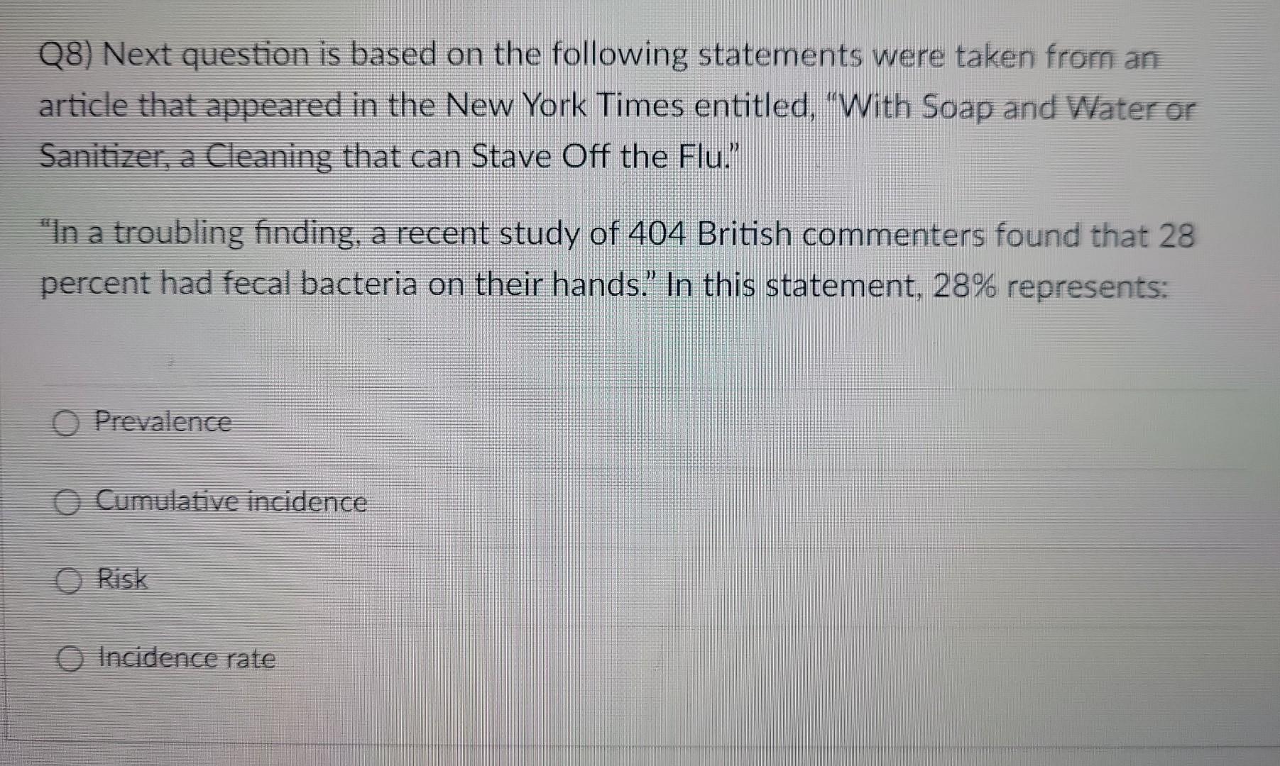 Solved Q8) Next question is based on the following | Chegg.com