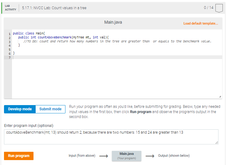 Solved 517 nvcc Lab Count Values In A Treeplease Refer To