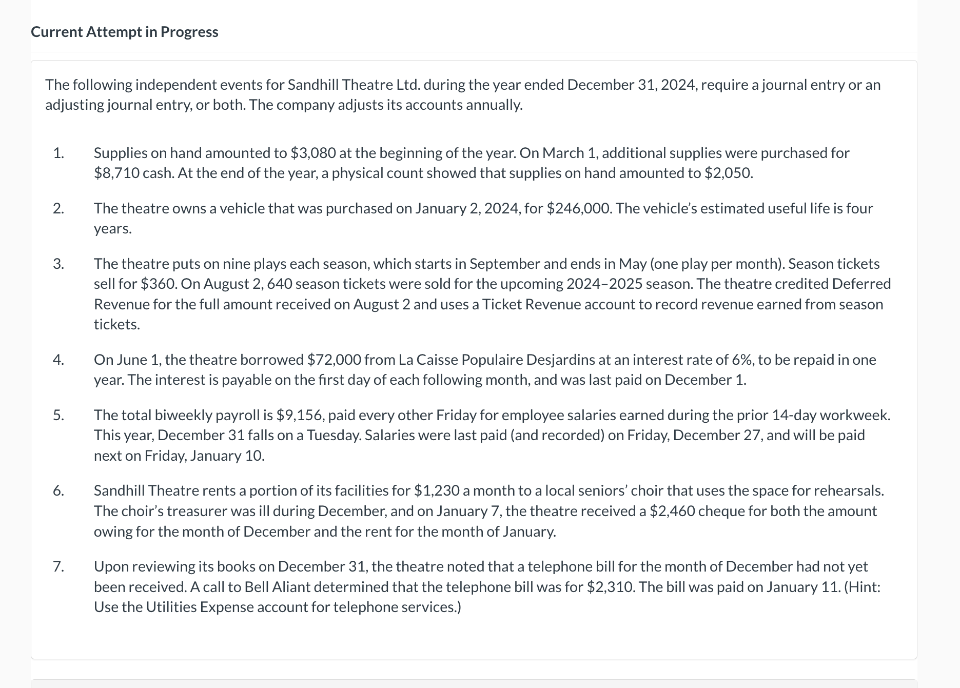Solved record the subsequent cash transactions in January | Chegg.com