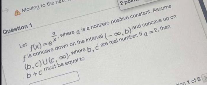 Solved Let f(x)=exa, where a is a nonzero positive constant. | Chegg.com