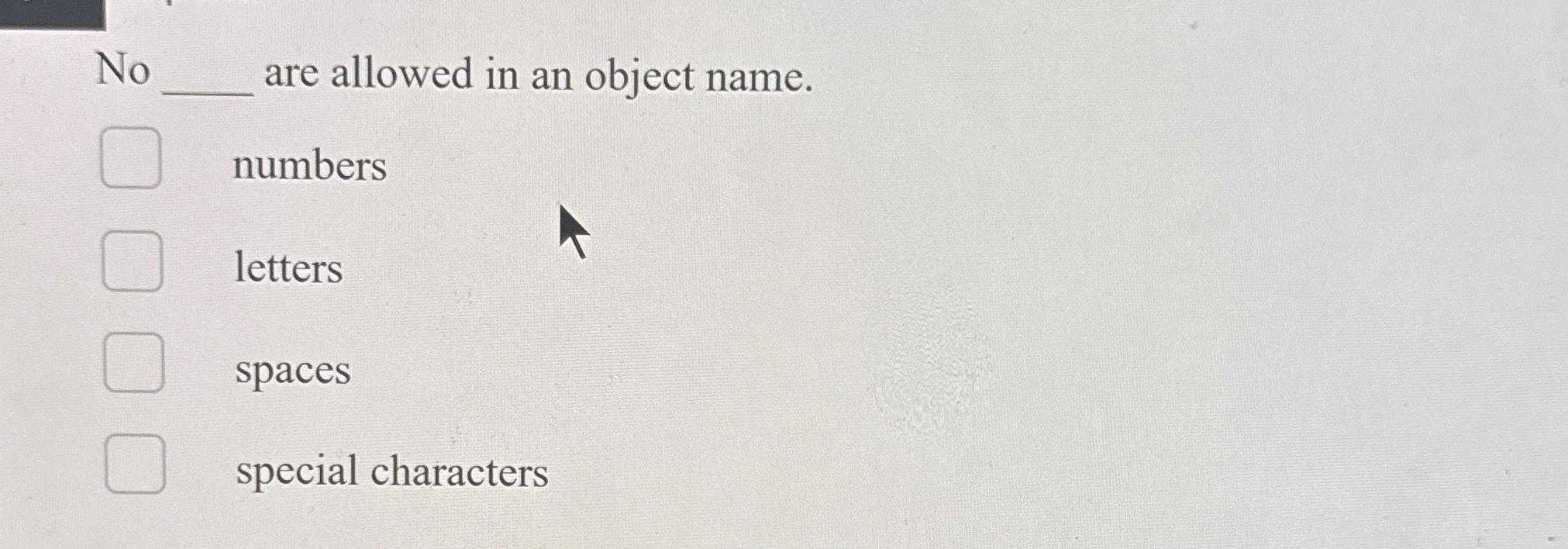 Solved Noare allowed in an object | Chegg.com