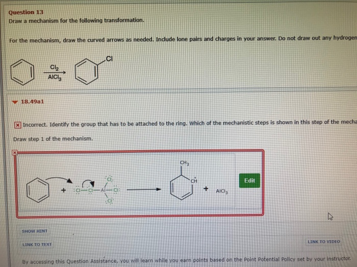 Solved Question 13 Draw a mechanism for the following | Chegg.com