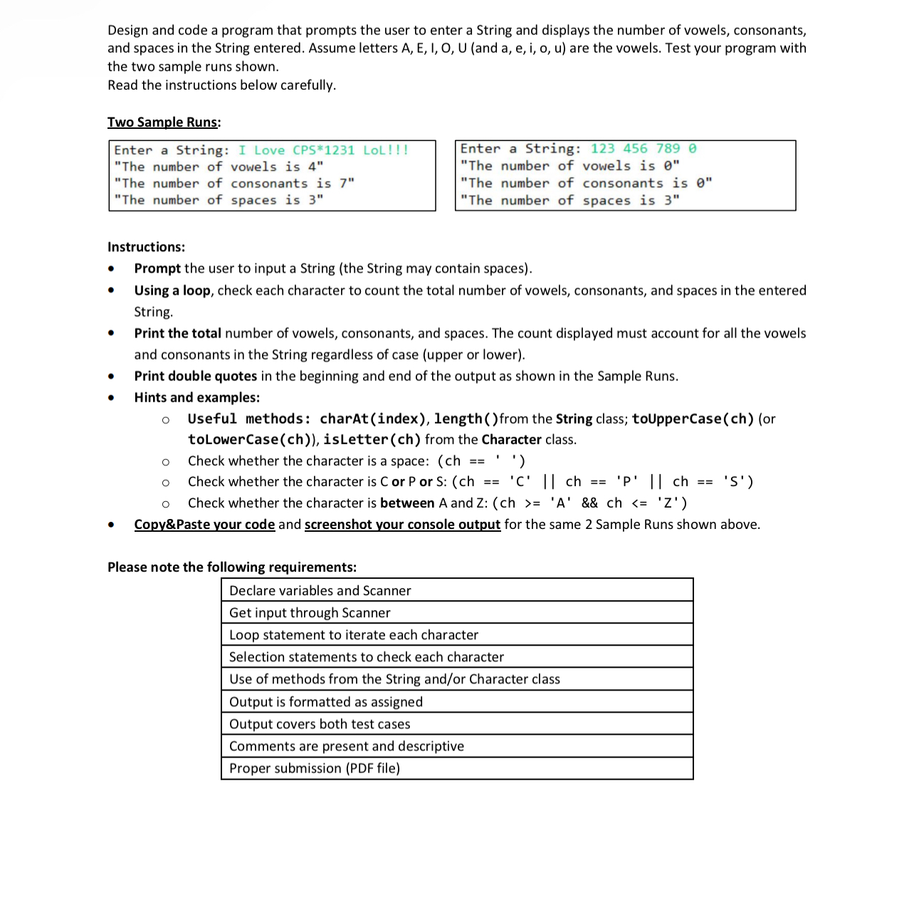 Solved Design and code a program that prompts the user to | Chegg.com