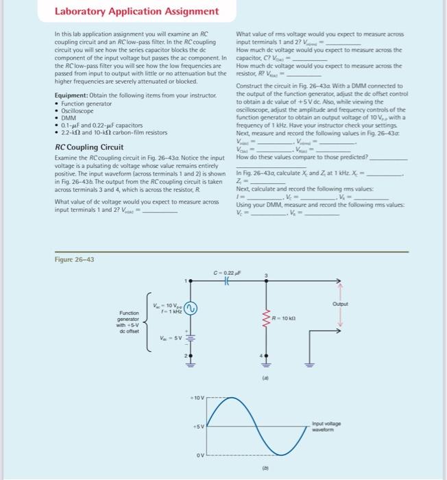 Solved Laboratory Application Assignment In this lab | Chegg.com