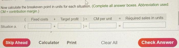 Solved Calculate the contribution margin per unit for each | Chegg.com