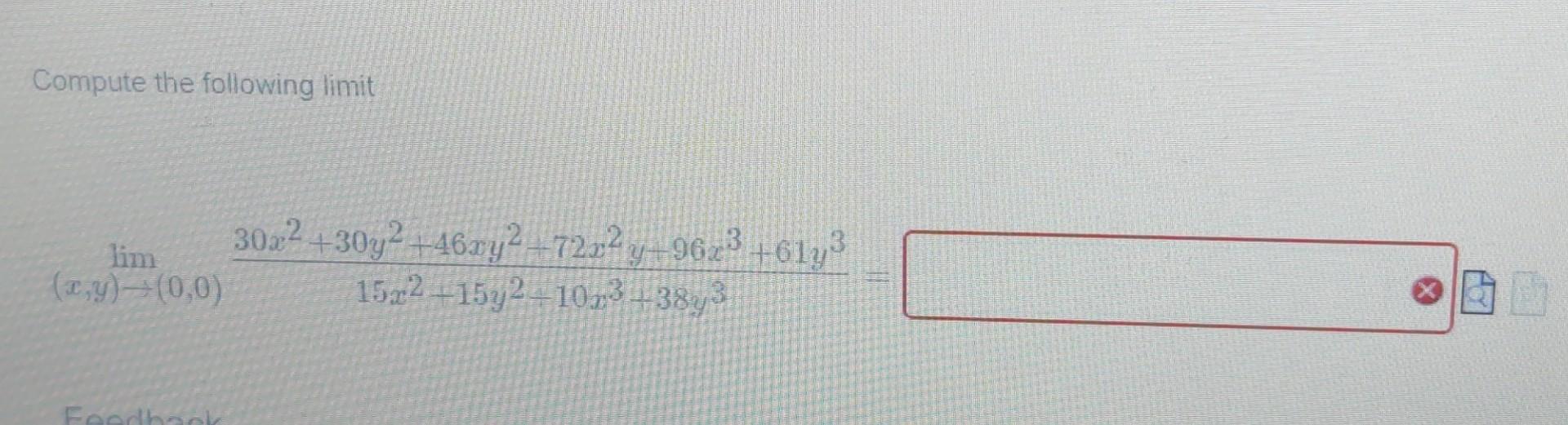 Solved Compute the following limit | Chegg.com