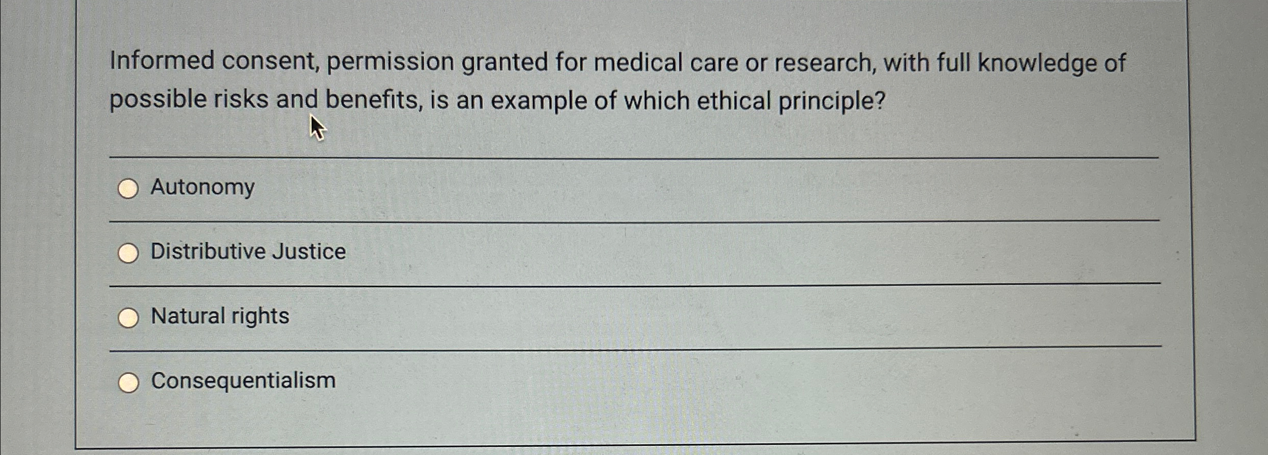 Solved Informed consent, permission granted for medical care | Chegg.com
