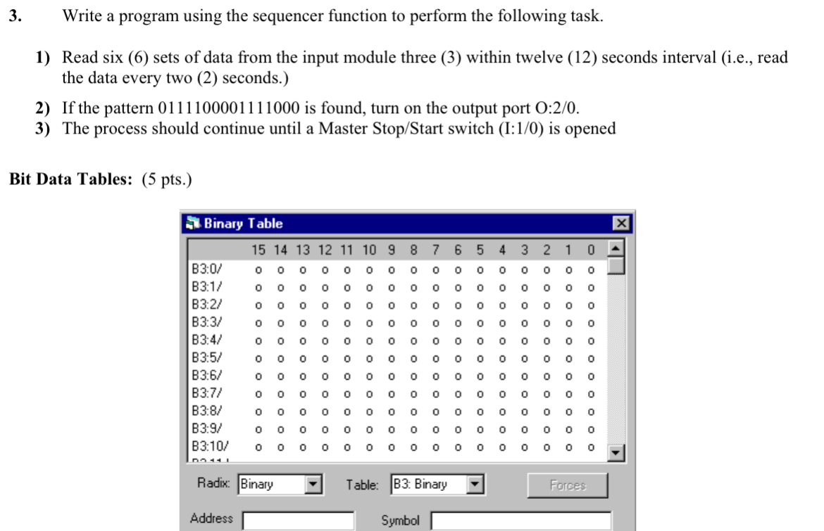 Solved Write A Program Using The Sequencer Function To 3206