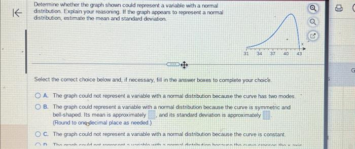 Determine whether the graph shown could represent a | Chegg.com