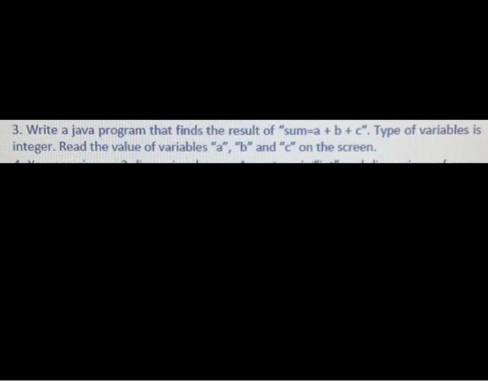 Solved 3. Write a java program that finds the result of | Chegg.com