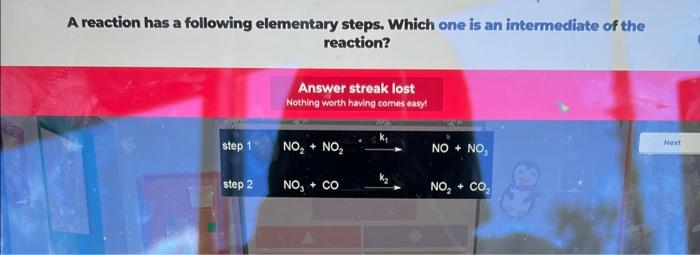 Solved A reaction has a following elementary steps. Which | Chegg.com