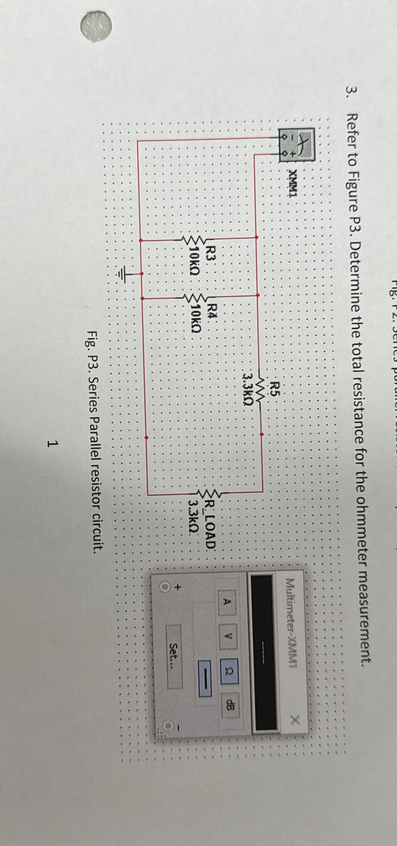 Solved Refer to Figure P3. ﻿Determine the total resistance | Chegg.com